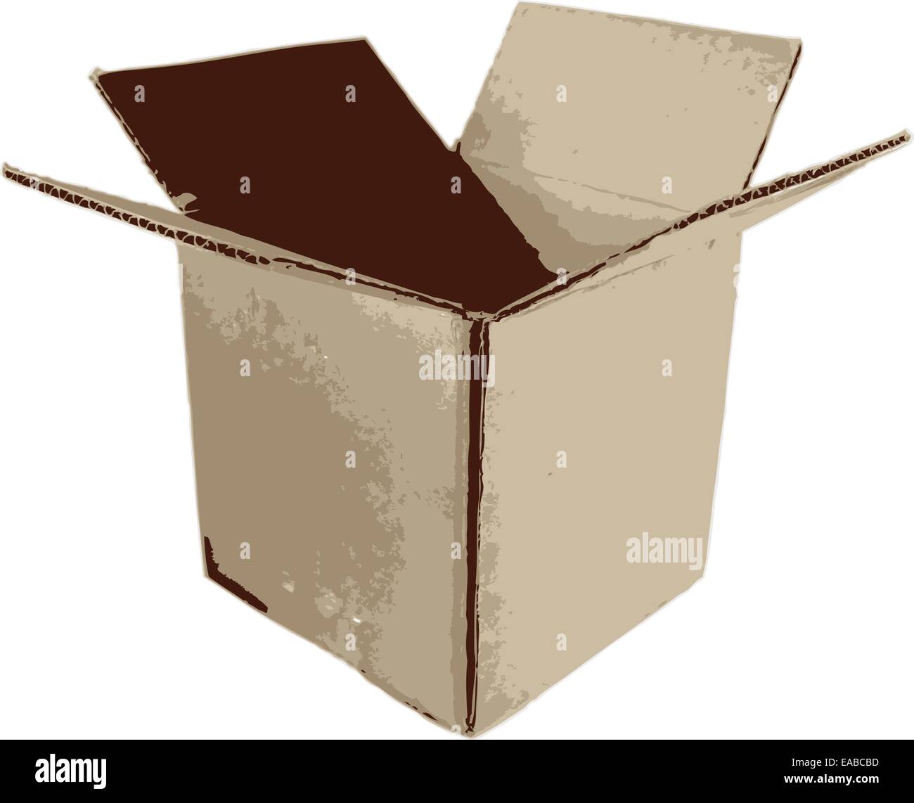 Box 3d paper icon symbol Stock Vector Images - Alamy