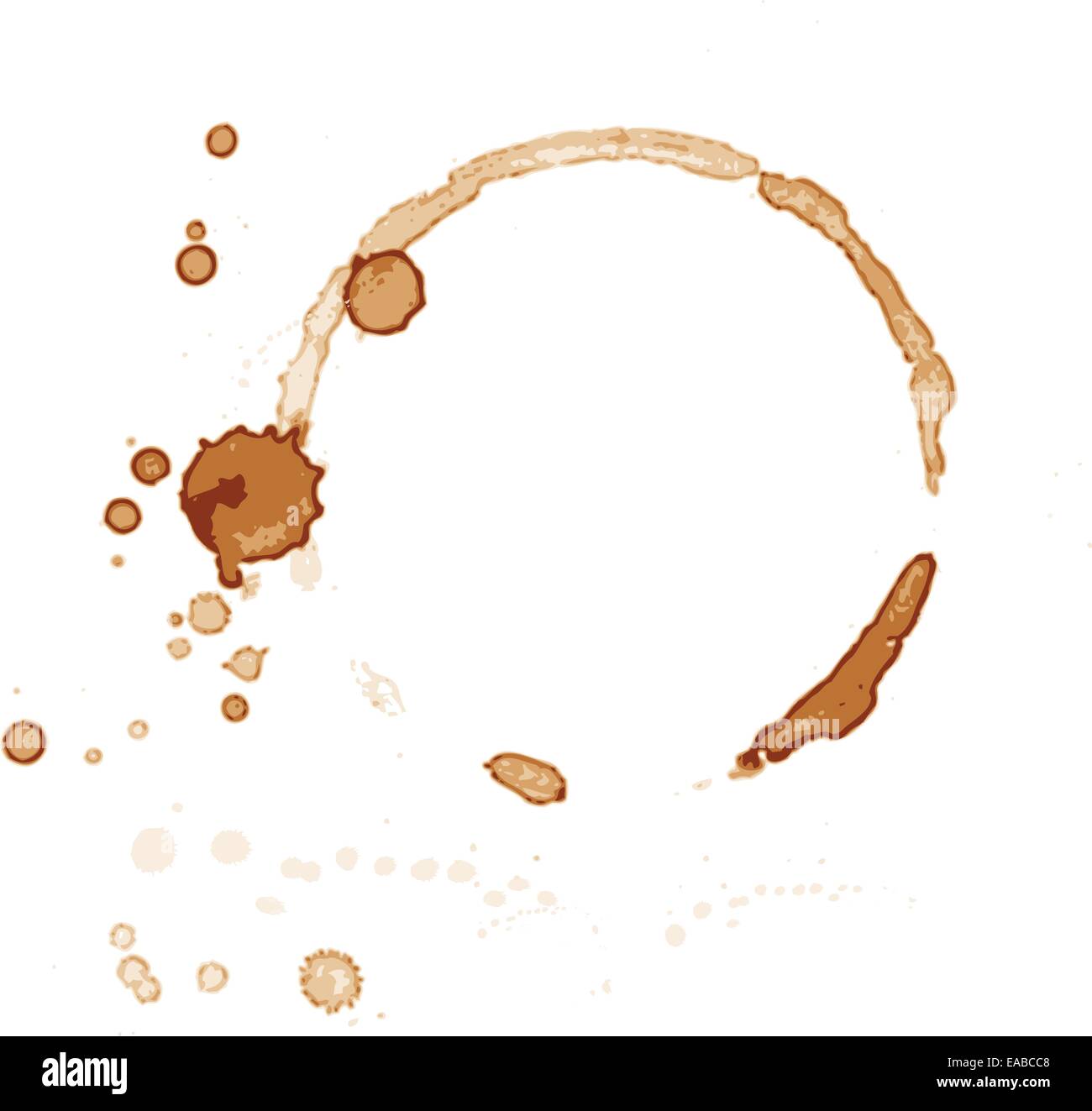 White paper brown ink Stock Vector Images - Alamy