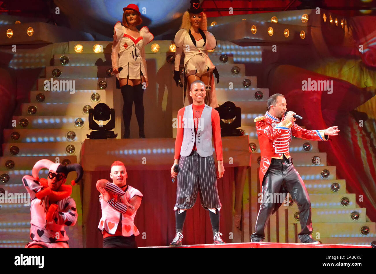 DJ Bobo performing live during his new show 'Circus' at Koenig Pilsener ...