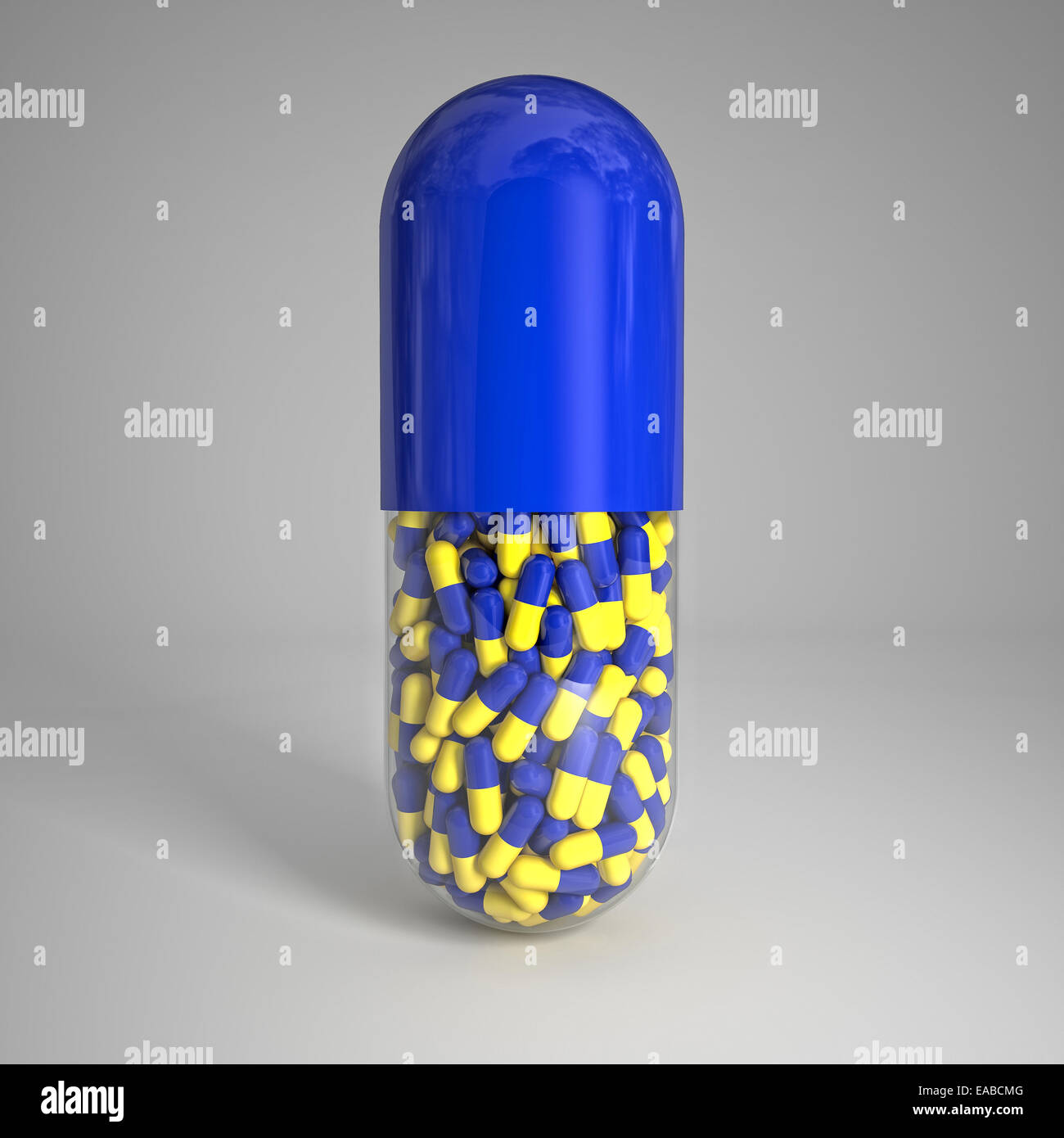 3d image of huge pill Stock Photo - Alamy