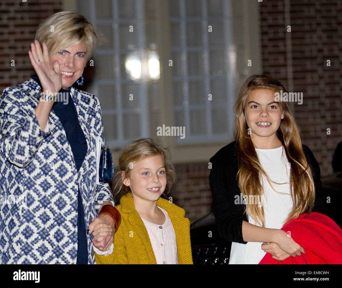 Dutch Princess Laurentien (L), Countess Eloise (R) and Countess Leonore ...