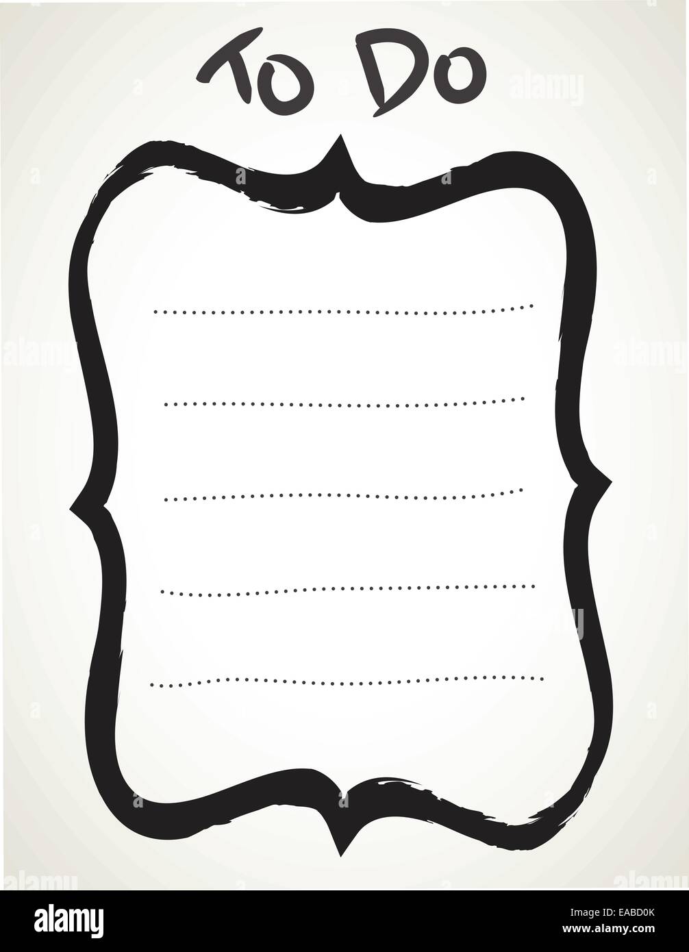 ornamental penmanship decorative frame, hand drawn Stock Vector Image ...