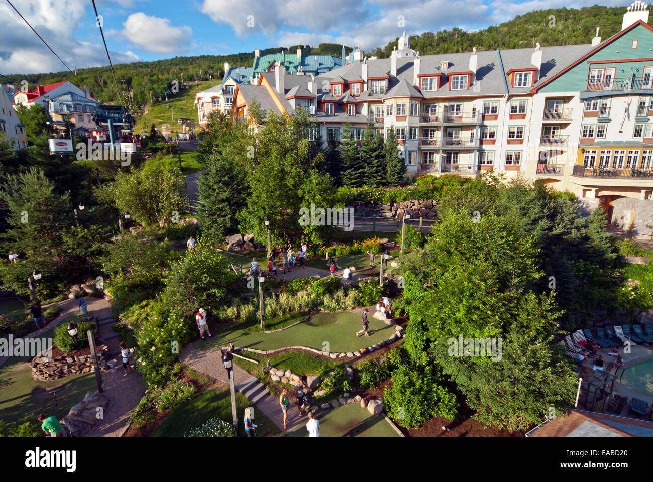 Mont Tremblant ,Quebec Stock Photo - Alamy
