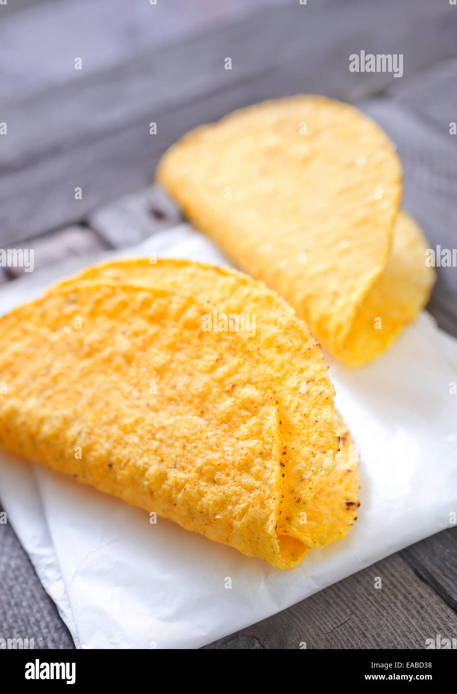 taco or tortilla shells Stock Photo - Alamy