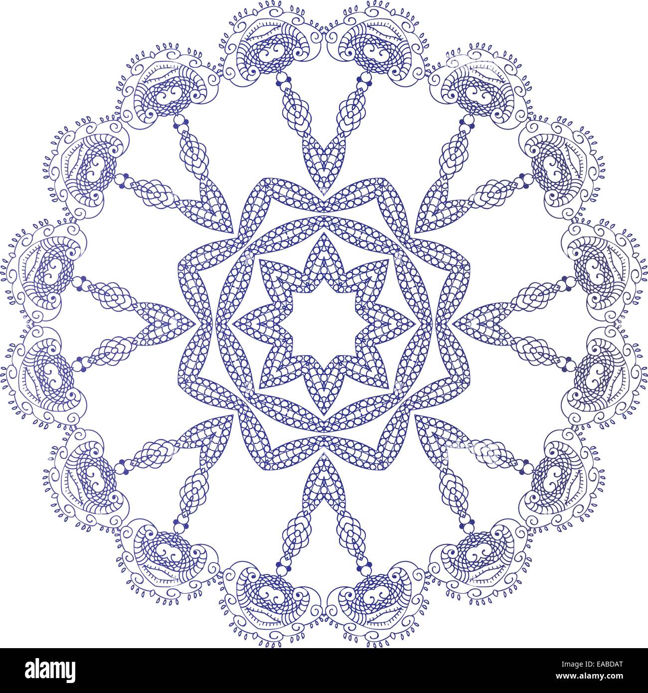 Abstract Zen-tangle Background Stock Vector Image & Art - Alamy