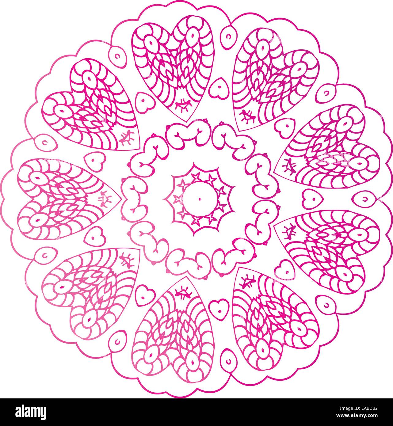 Abstract Zen-tangle Background Stock Vector Image & Art - Alamy