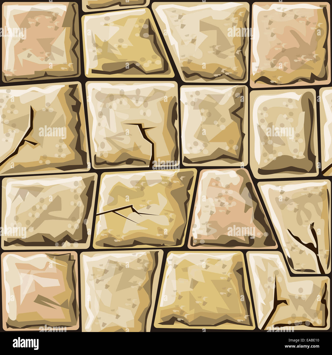 Vector illustration of simple stone seamless pattern Stock Photo - Alamy