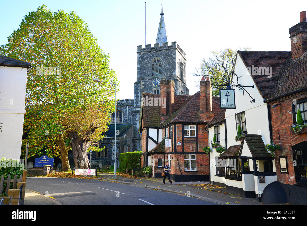 St Mary's Church, Church Street, Rickmansworth, Hertfordshire, England ...