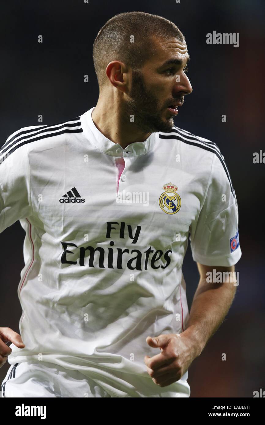 Madrid, Spain. 4th Nov, 2014. Karim Benzema (Real) Football/Soccer ...