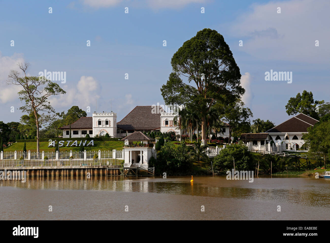 The Astana, the residence of the Governer of Sarawak, Kuching, Malaysia ...