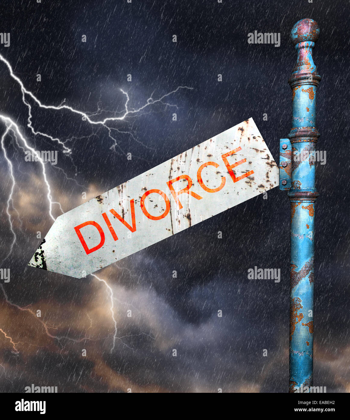 Broken marriage conceptual hi-res stock photography and images - Alamy