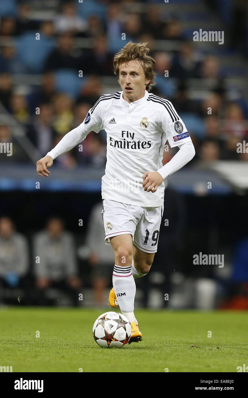 Madrid, Spain. 4th Nov, 2014. Luka Modric (Real) Football/Soccer : UEFA ...