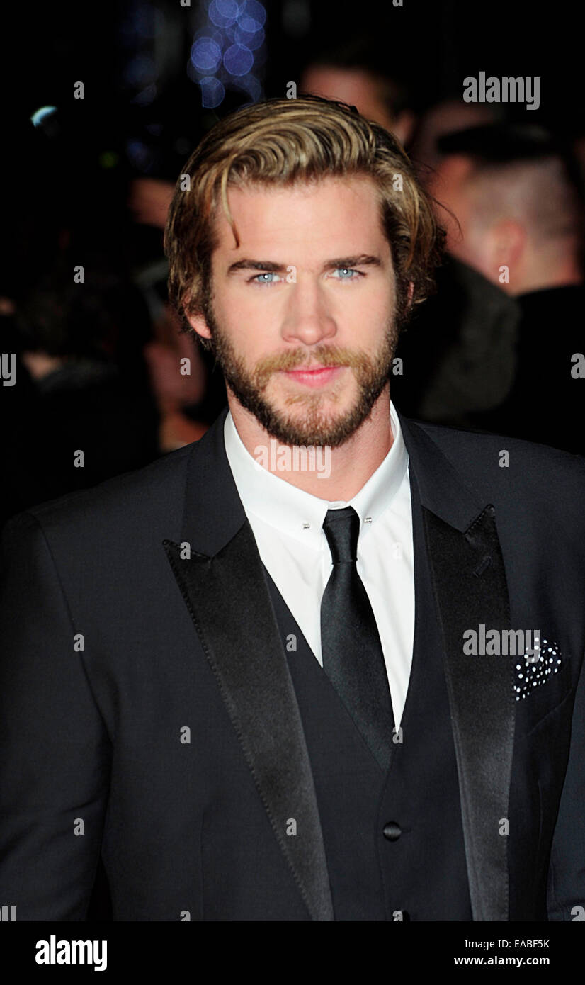 London, UK. 10th Nov, 2014. Liam Hemsworth attend the World Premiere of ...
