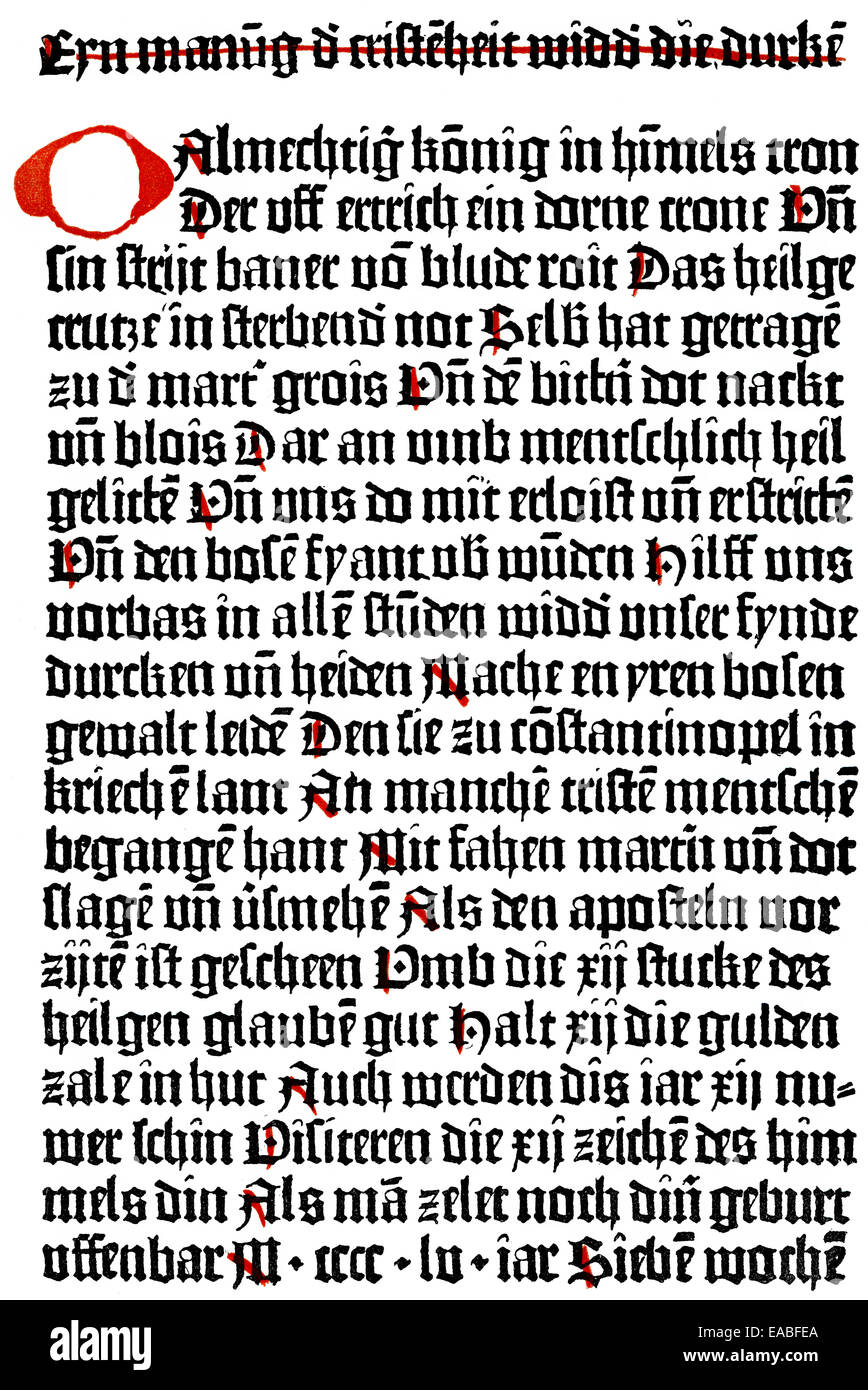 Gutenberg Bible Font