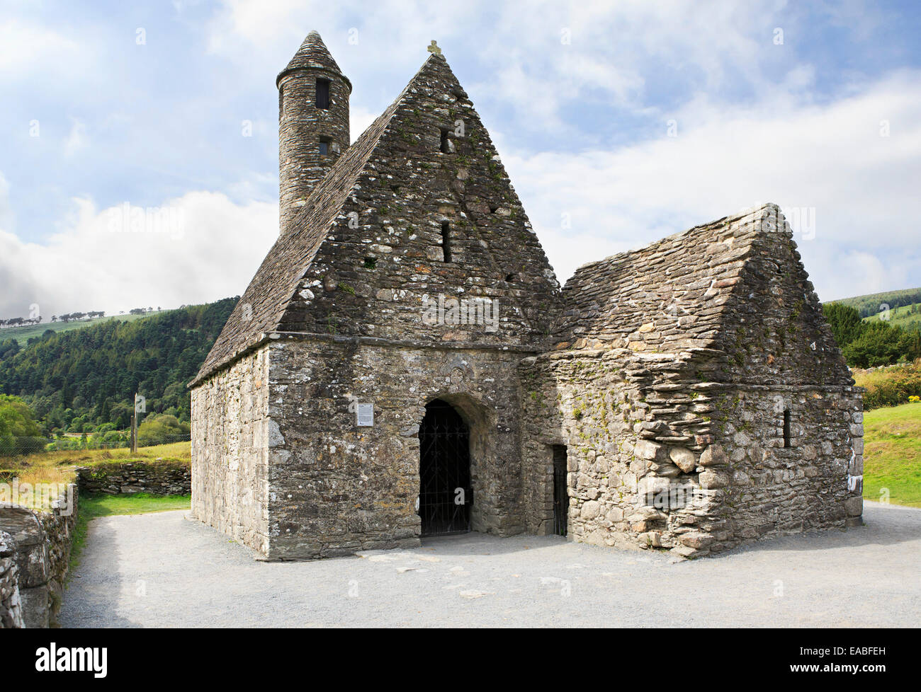 Church of St. Kevin Stock Photo - Alamy