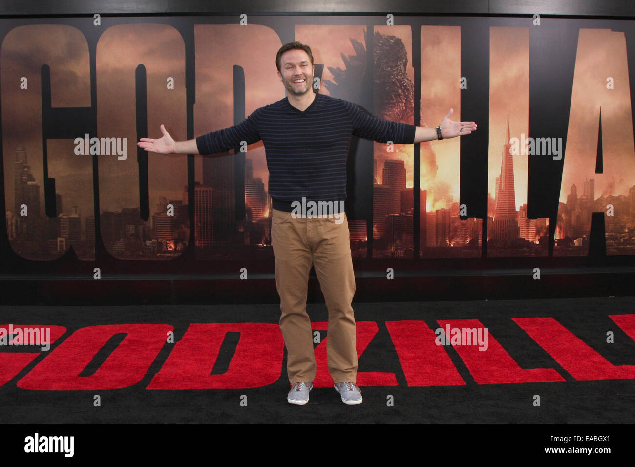 'Godzilla' Premiere at Dolby Theatre - Arrivals Featuring: Scott Porter ...