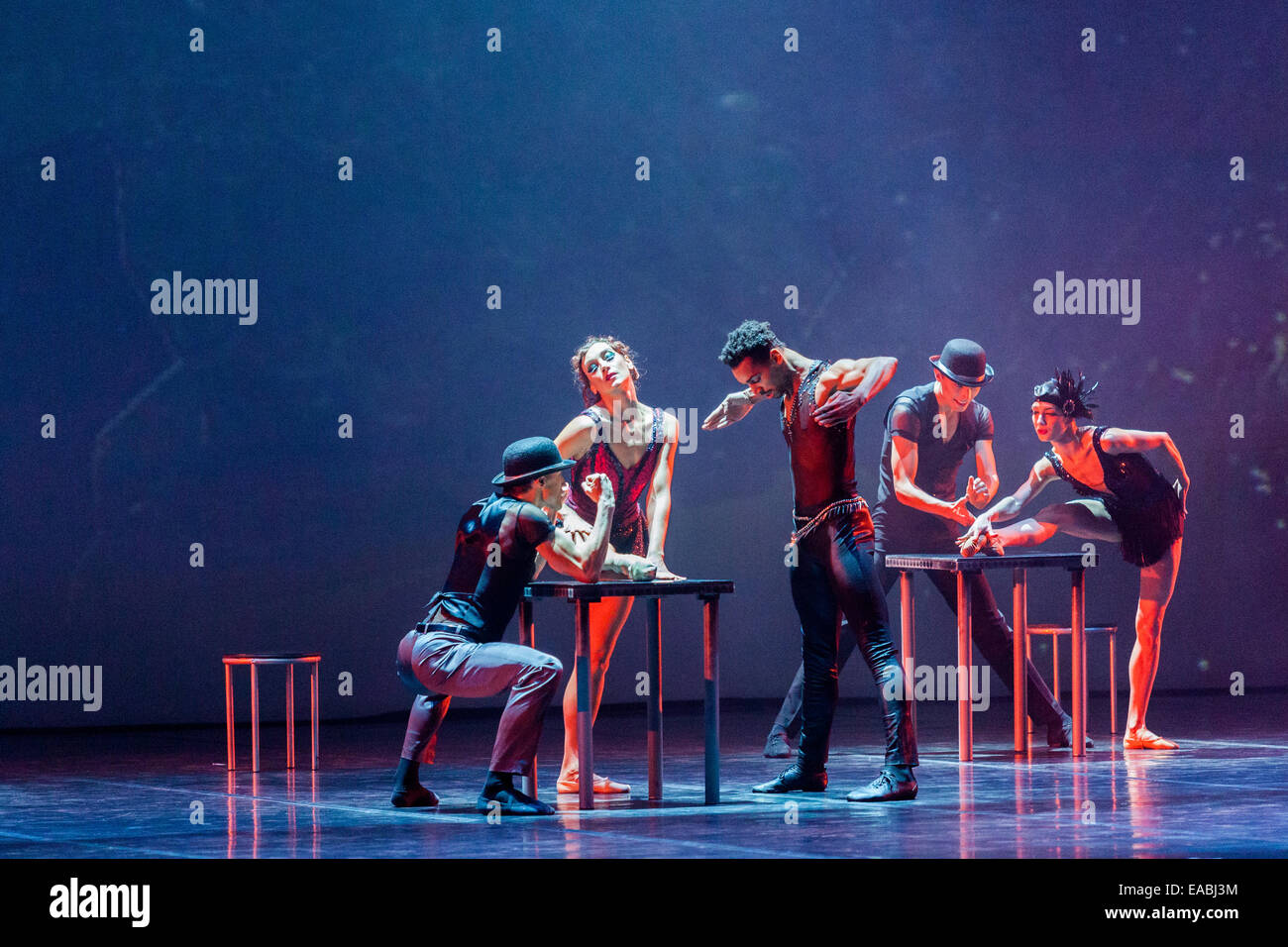 ST PETERSBURG, RUSSIA. NOVEMBER 11, 2014. A scene from The Great Gatsby ...