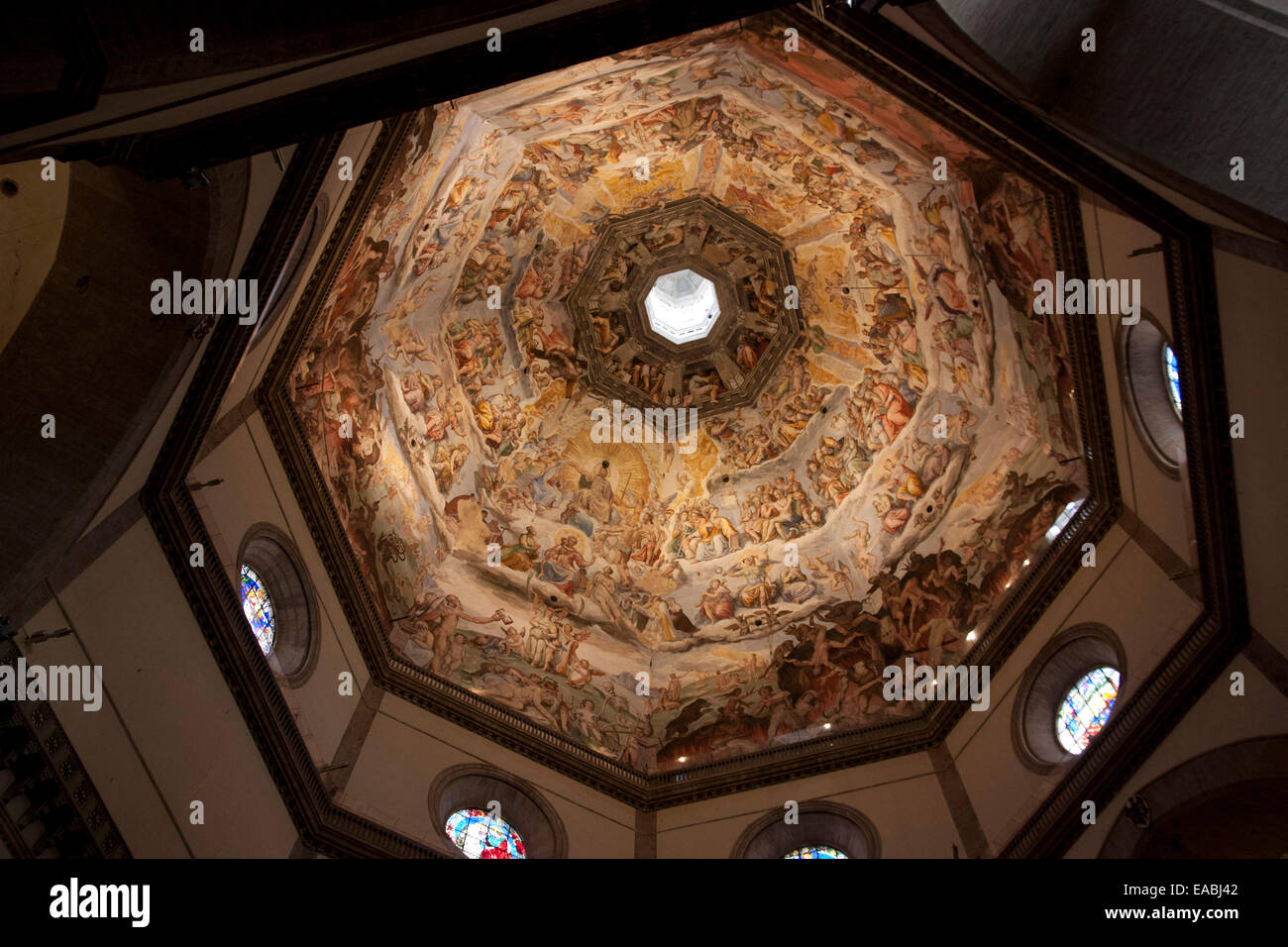Florence duomo ceiling hi-res stock photography and images - Alamy