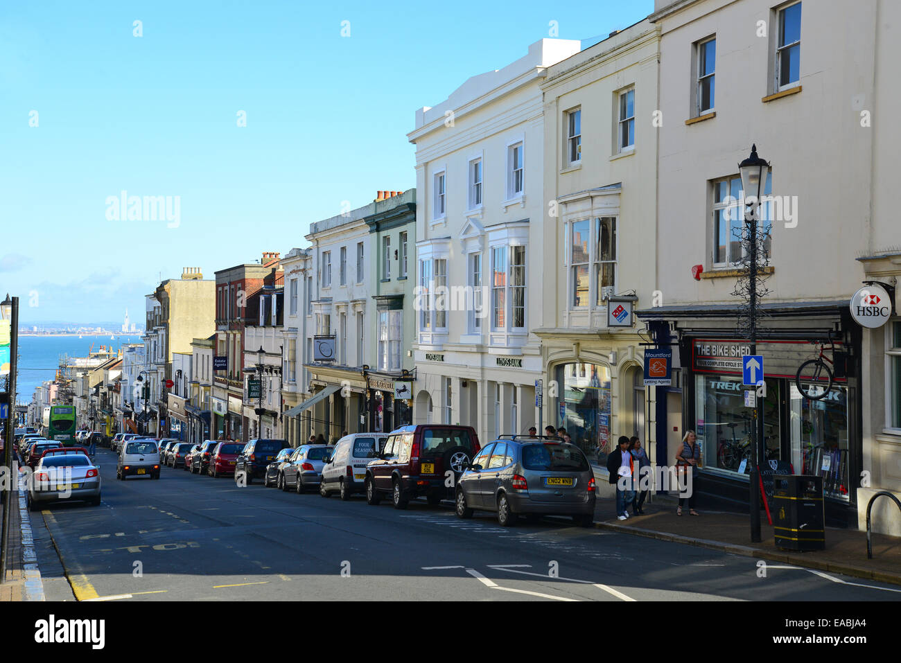Union Street, Ryde, Isle of Wight, England, United Kingdom Stock Photo ...