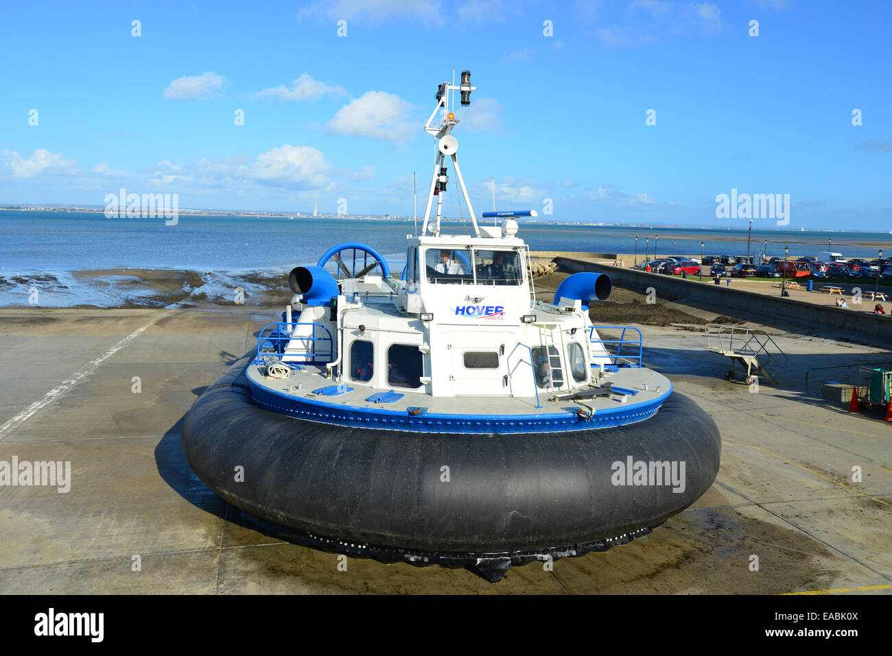 Hover Travel hovercraft, Ryde Harbour, Ryde, Isle of Wight, England ...