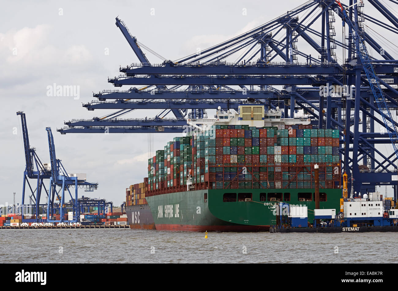 Felixstowe china shipping line hi-res stock photography and images - Alamy