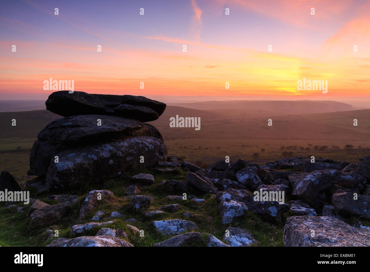 Stowes Hill Bodmin Moor Stock Photo - Alamy