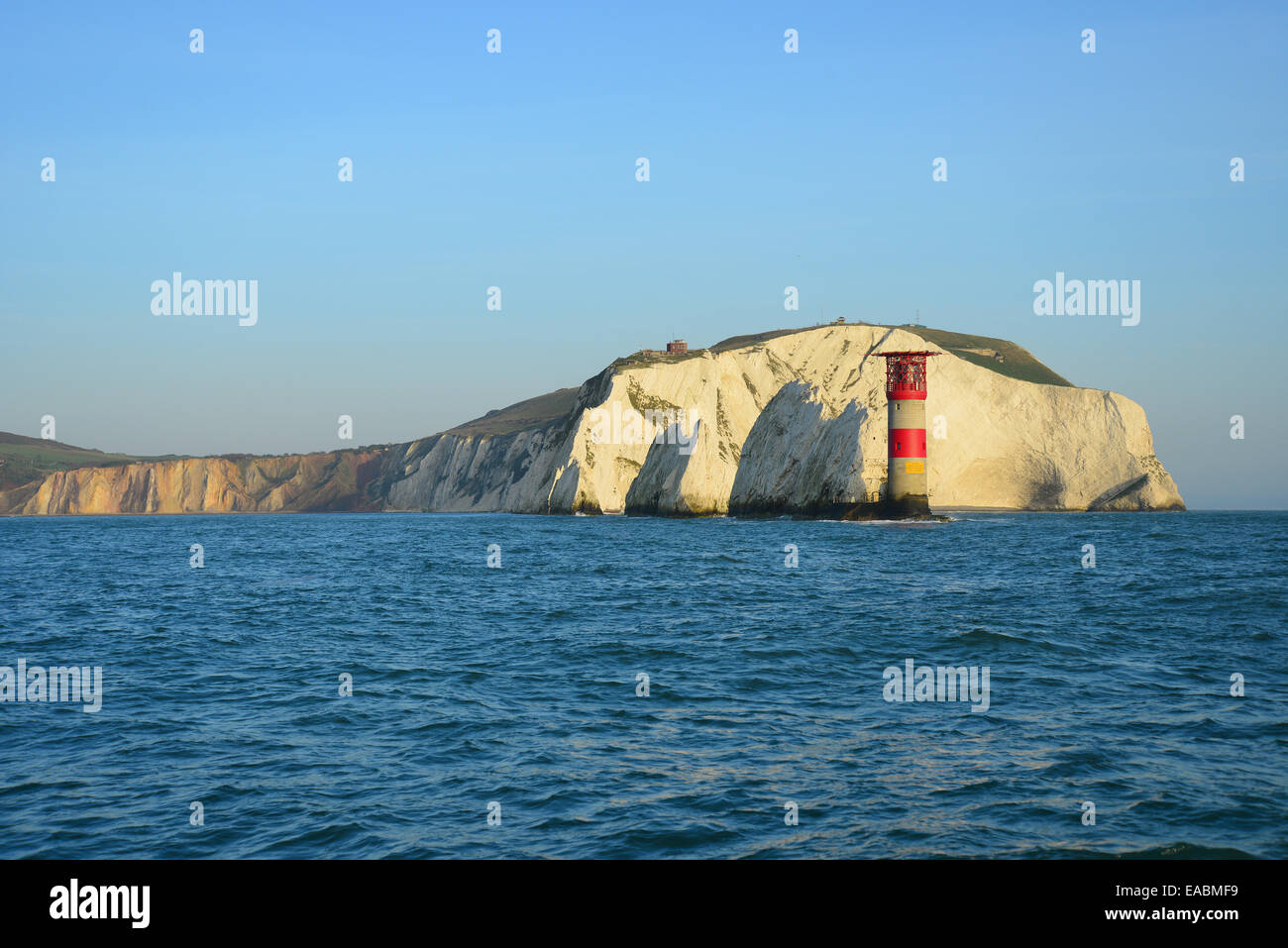 The needles isle of wight sunset hi-res stock photography and images ...