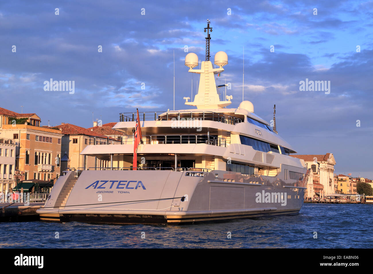 Yacht AZTECA, IMO 1009924, owned by the Mexican billionaire Ricardo ...