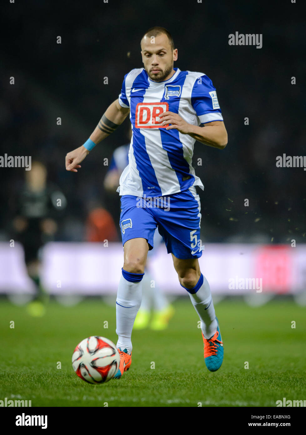Berlin, Germany. 07th Nov, 2014. Hertha's John Heitinga during the ...