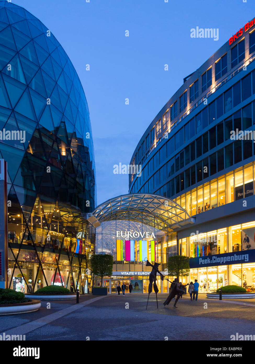 Eurovea shopping centre bratislava slovakia hi-res stock photography ...