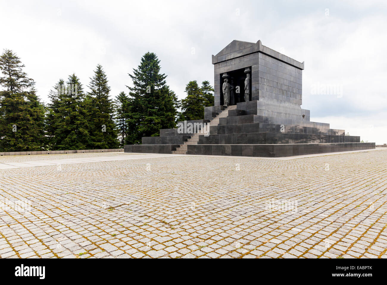 Serbia Beli Potok view to Monument to the Unknown Hero Stock Photo - Alamy