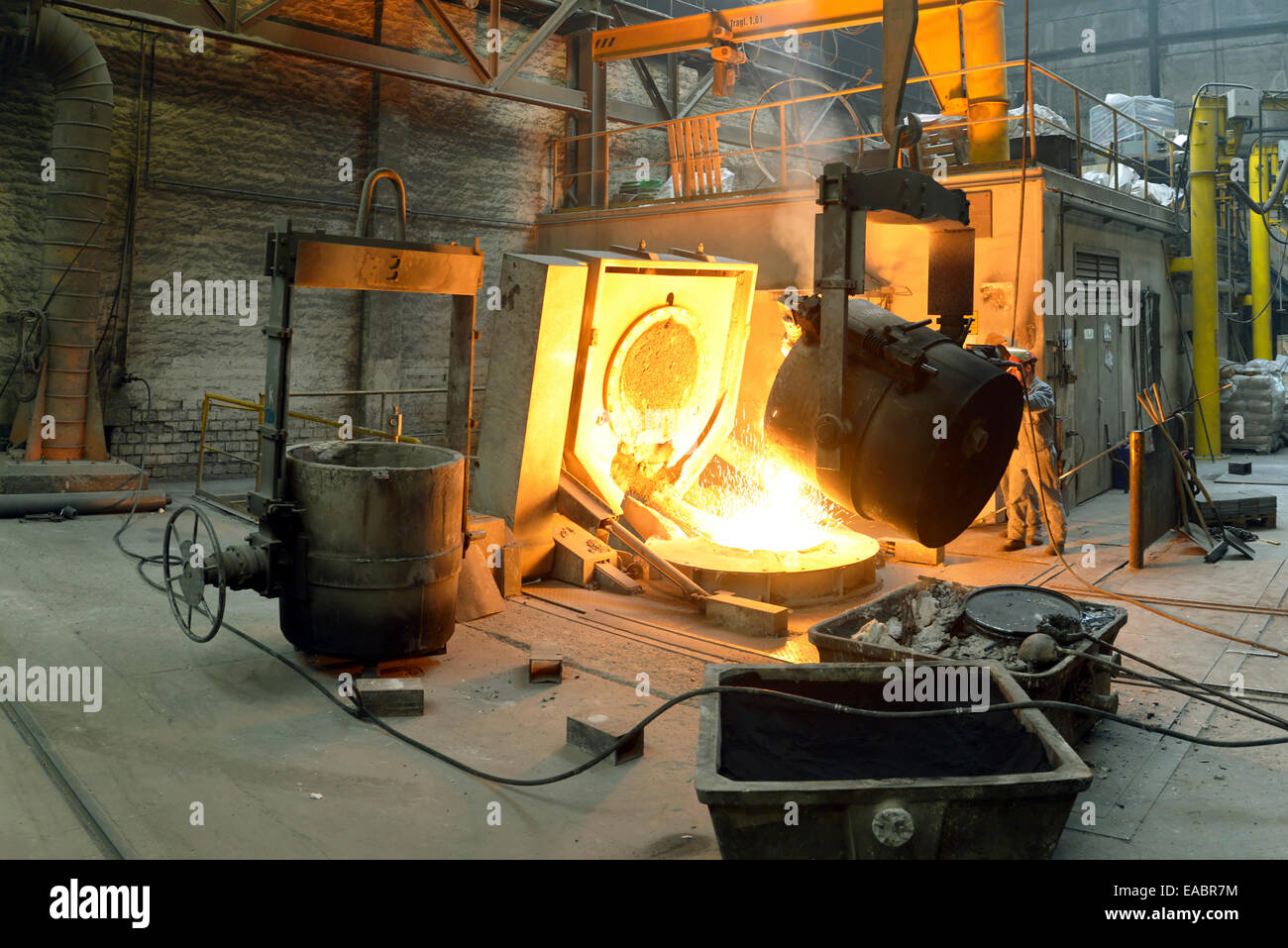 Steel in blast furnace in hi-res stock photography and images - Alamy