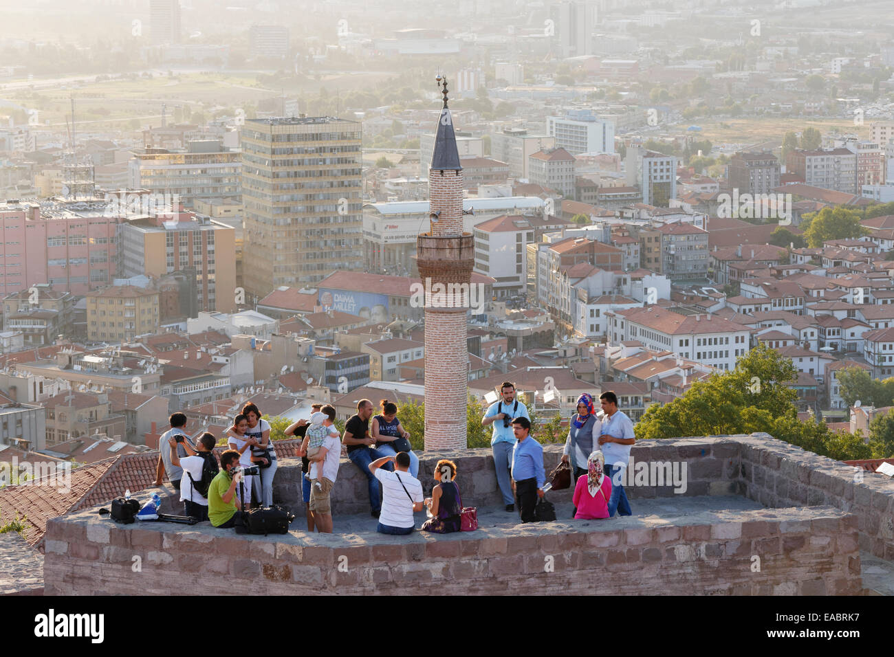 Turkey Ankara View of the city from Ankara citadel Stock Photo - Alamy