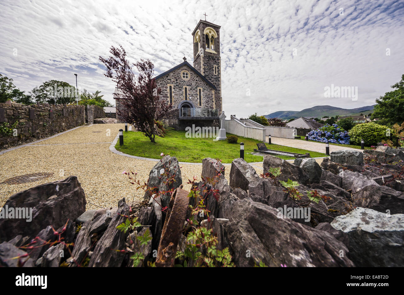 Ireland Ring of Kerry Sneem St. Michael's Church Stock Photo - Alamy