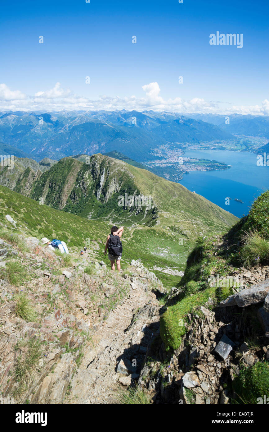 Narrow path on ridge hi-res stock photography and images - Alamy