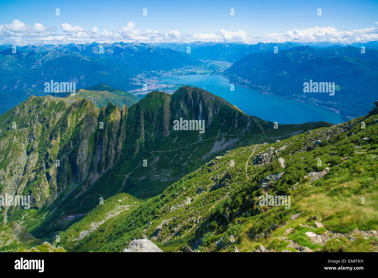 On the ridge of the mountain Stock Photo - Alamy