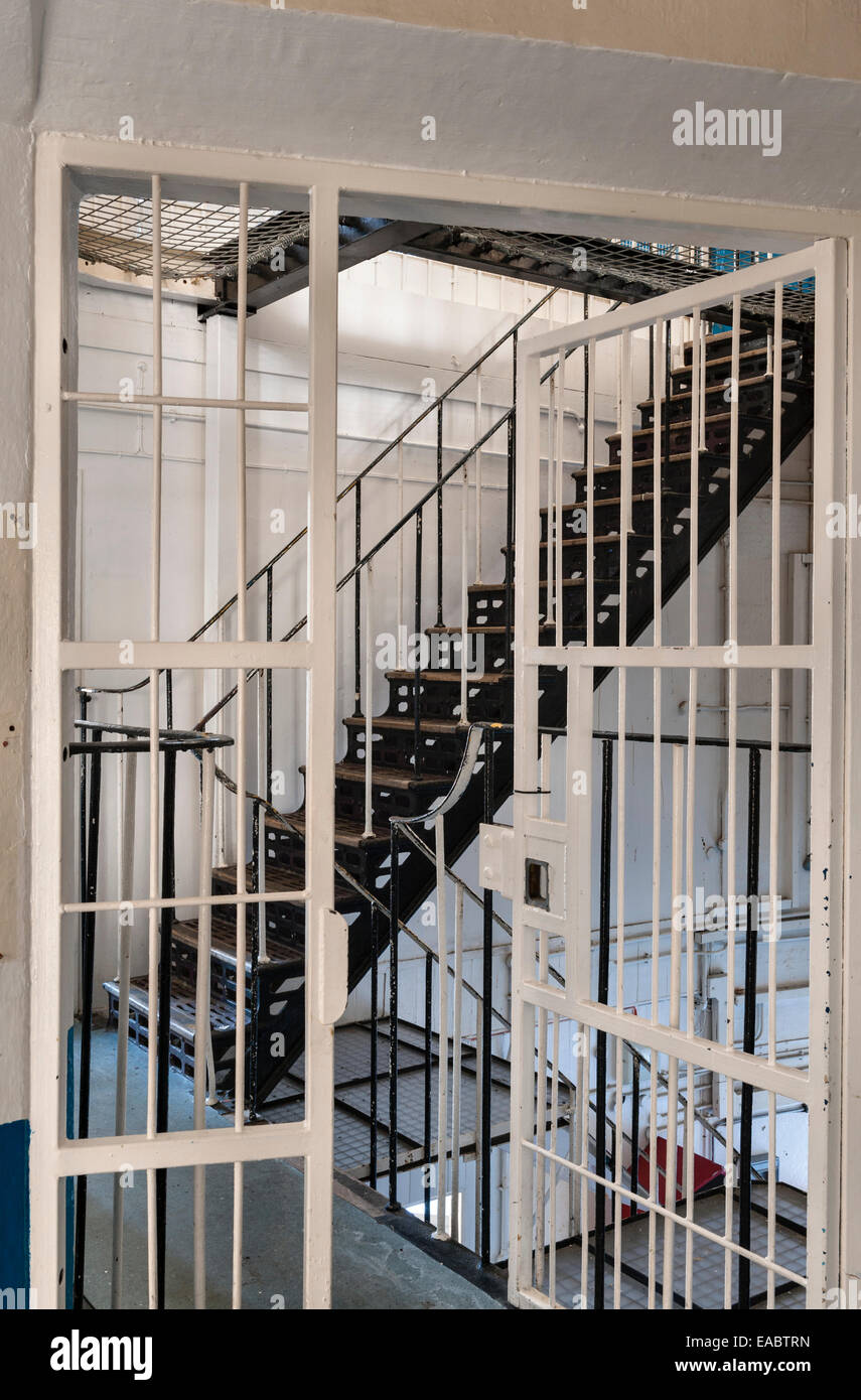 Inside HMP Lancaster Castle, Lancashire, UK. On the old 'Female Felons ...