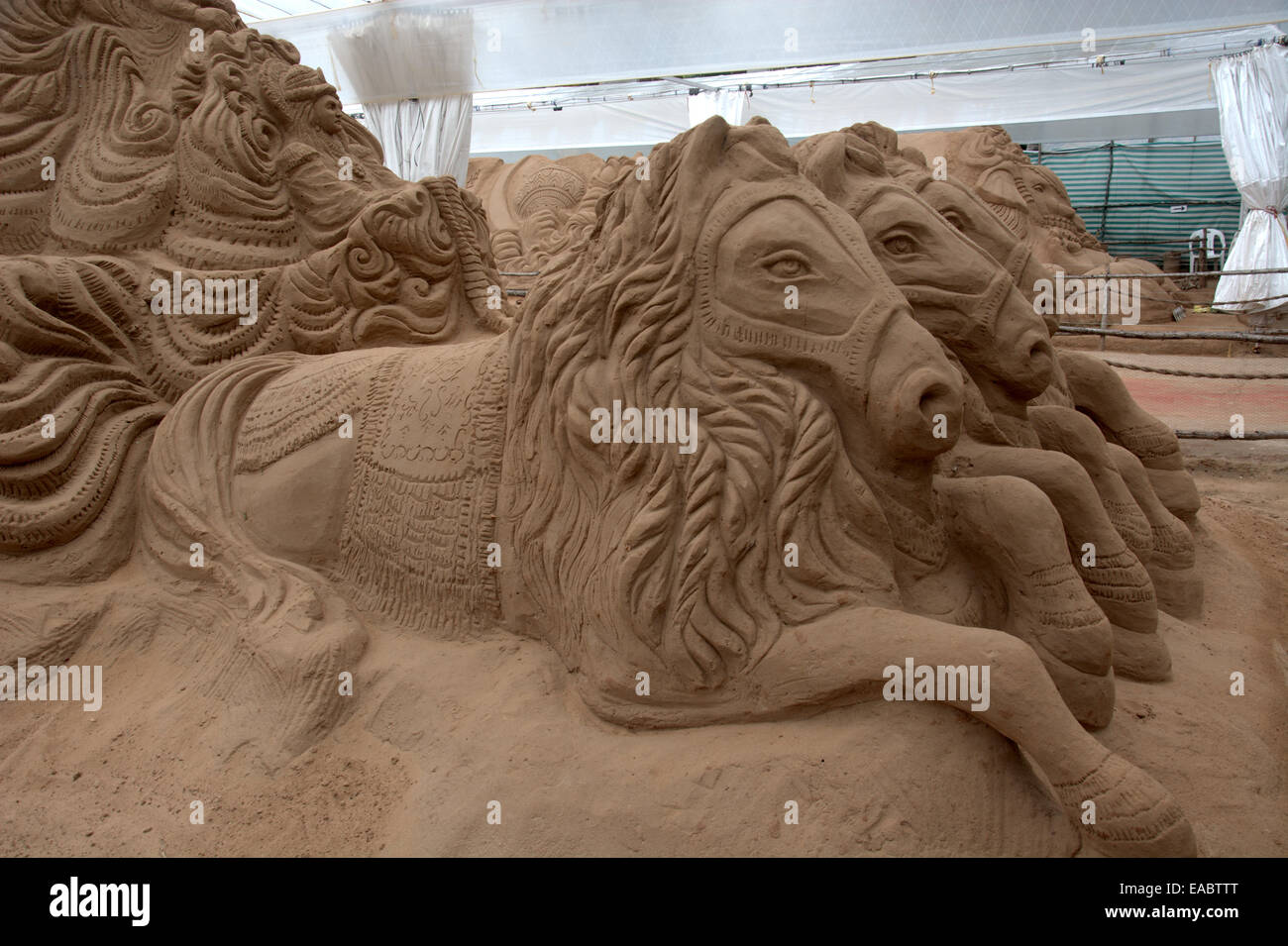 Indian sand art hi-res stock photography and images - Alamy