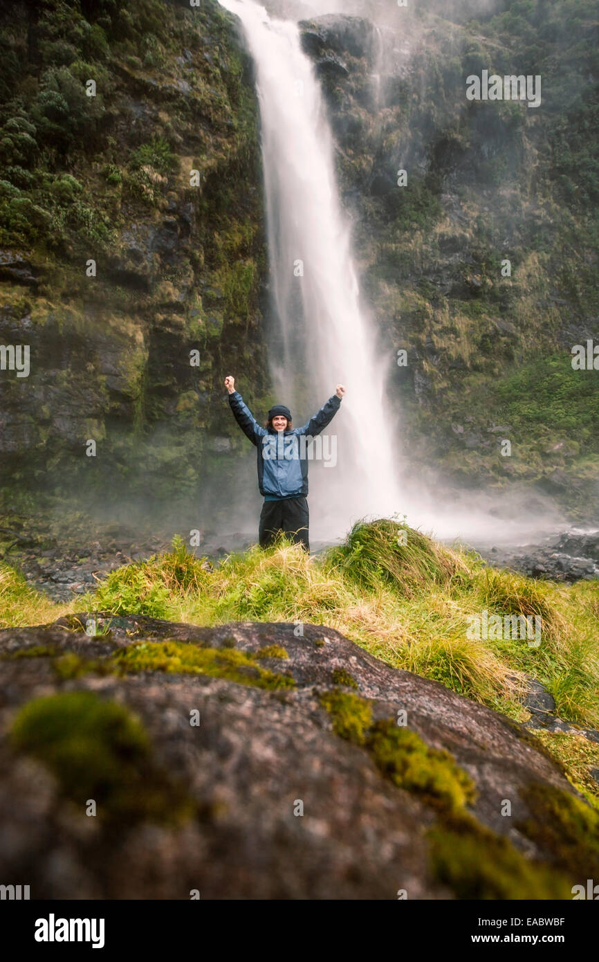 Sutherland falls new zealand hi-res stock photography and images - Alamy