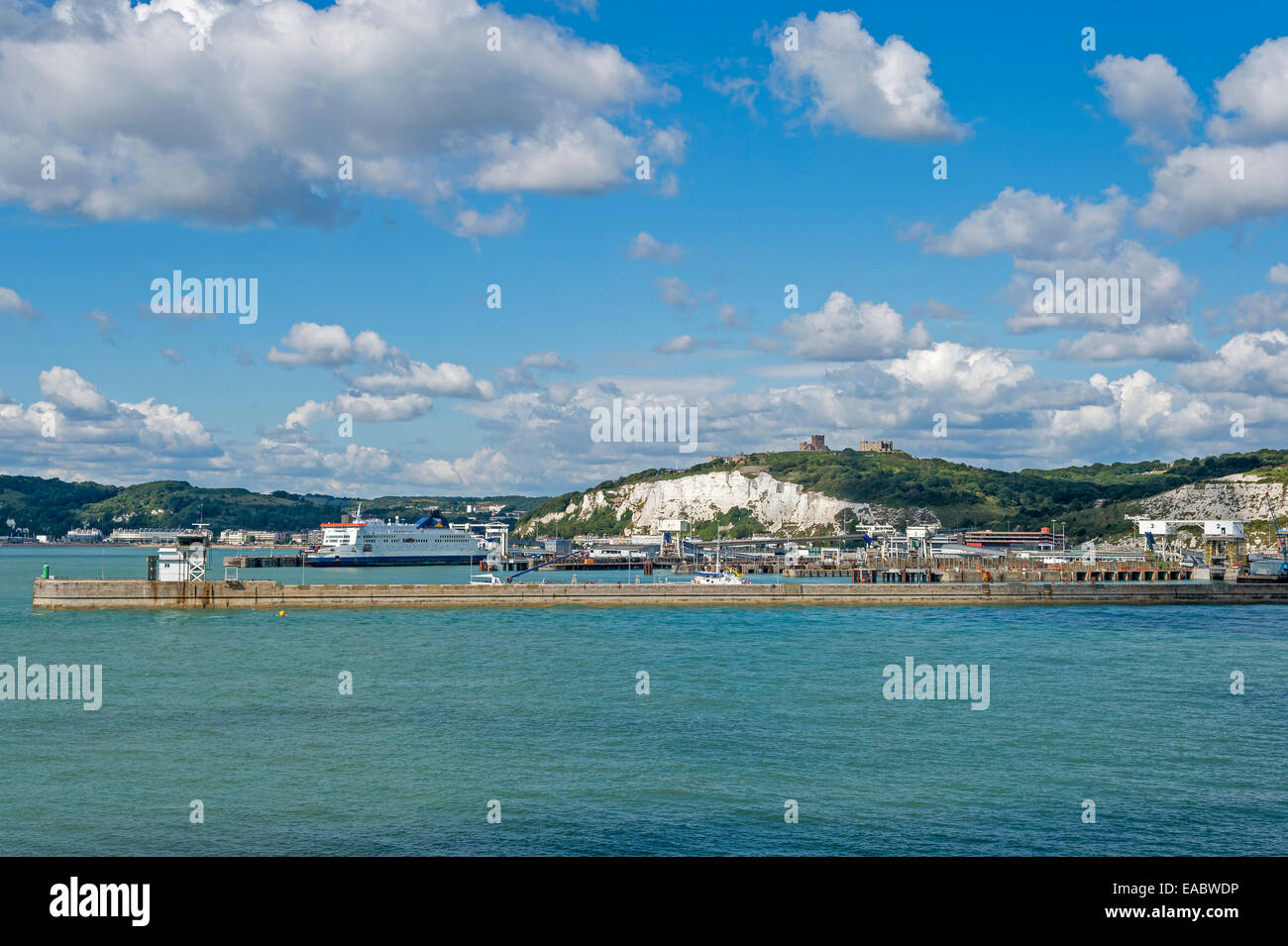 United Kingdom England Kent Dover English Channel Ferry port Stock ...