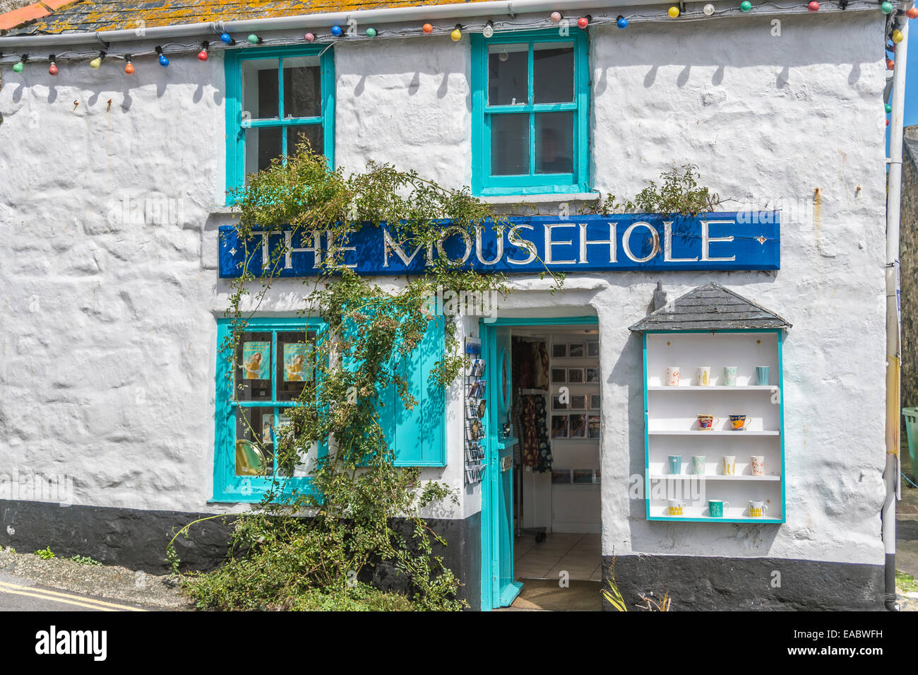 UK, Cornwall, Mousehole, residential house Stock Photo - Alamy