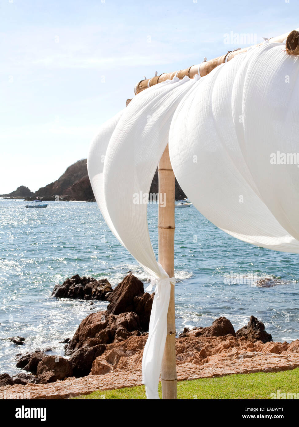 billowing canopy by the ocean Stock Photo - Alamy