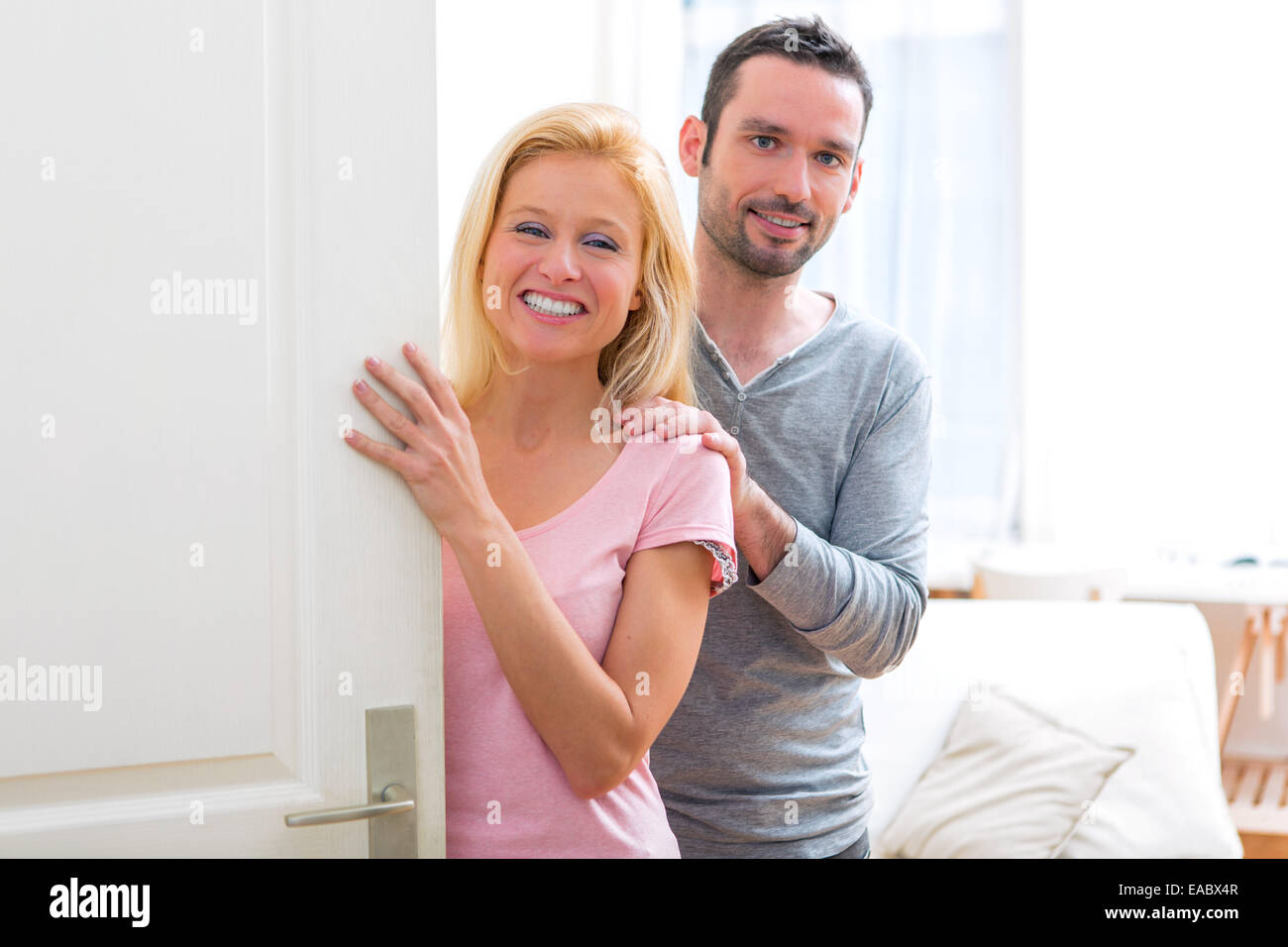 Welcoming visitor hi-res stock photography and images - Alamy