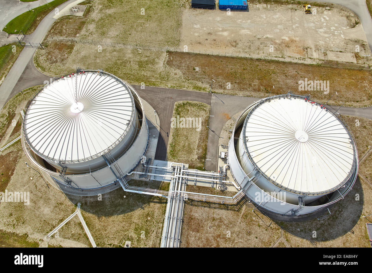 Germany, Bavaria, two oil tanks Stock Photo - Alamy