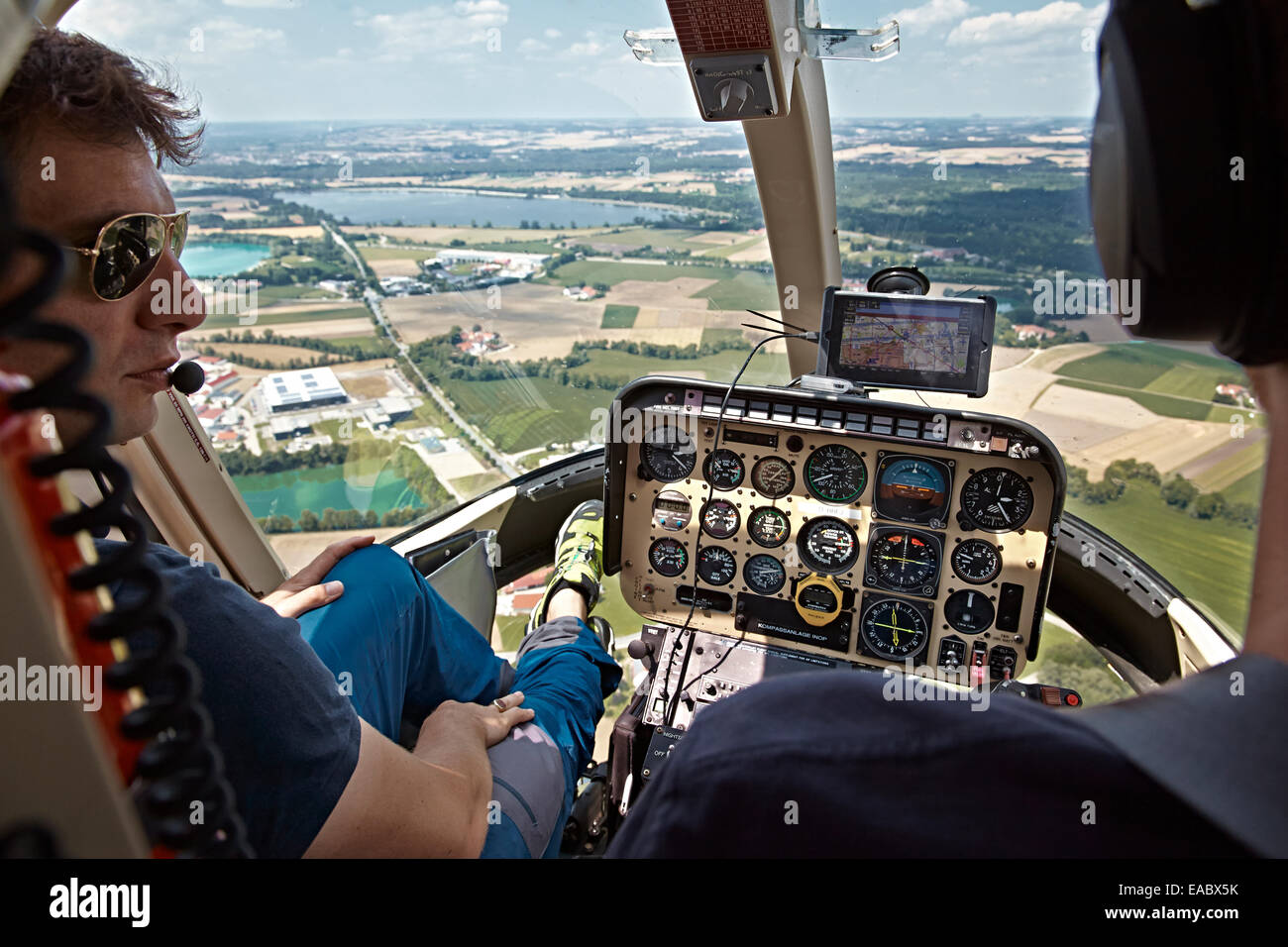 Helicopter pilot hi-res stock photography and images - Alamy