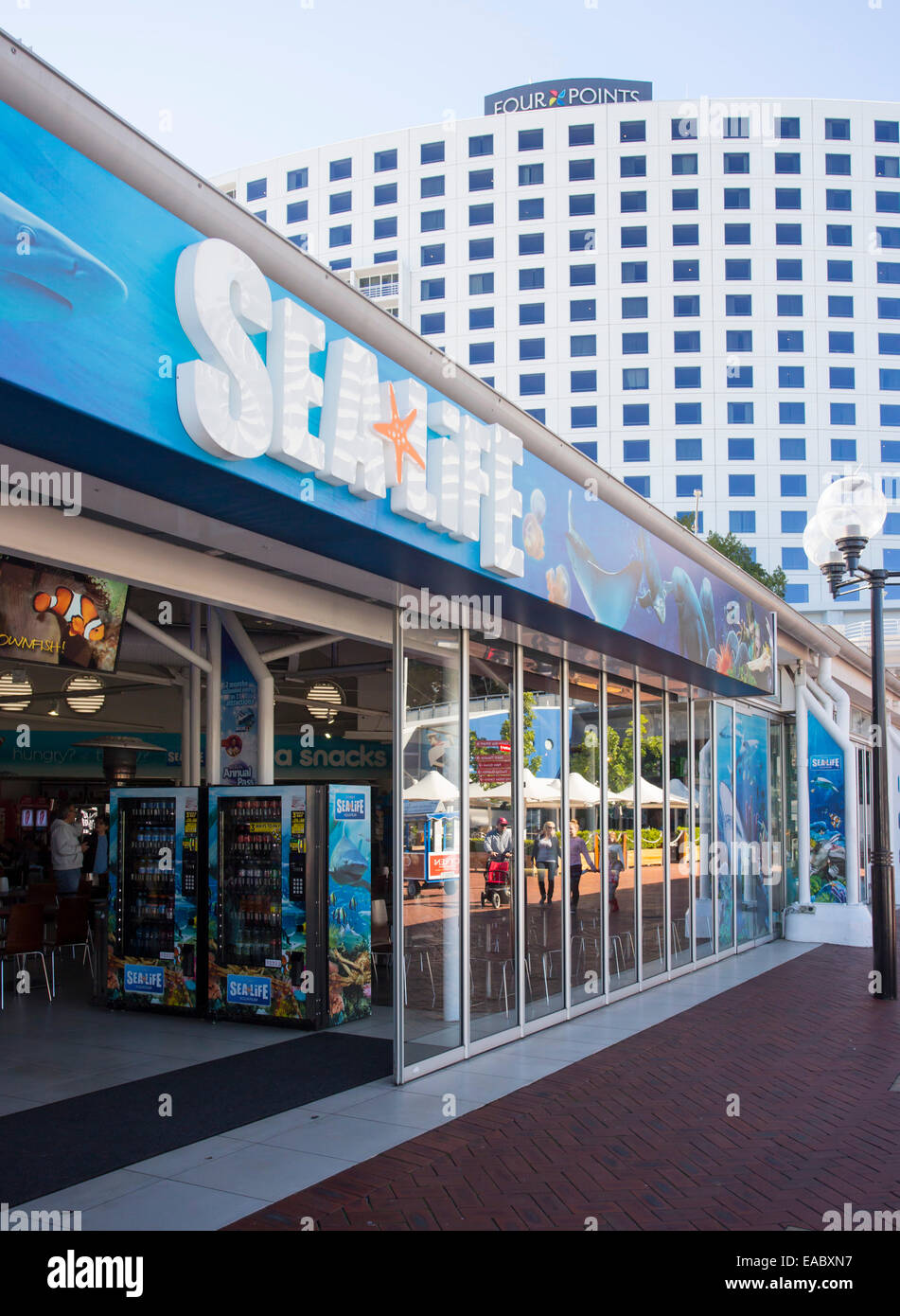 Entrance to Sydney Sea Life Aquarium, Darling Harbour, Sydney ...