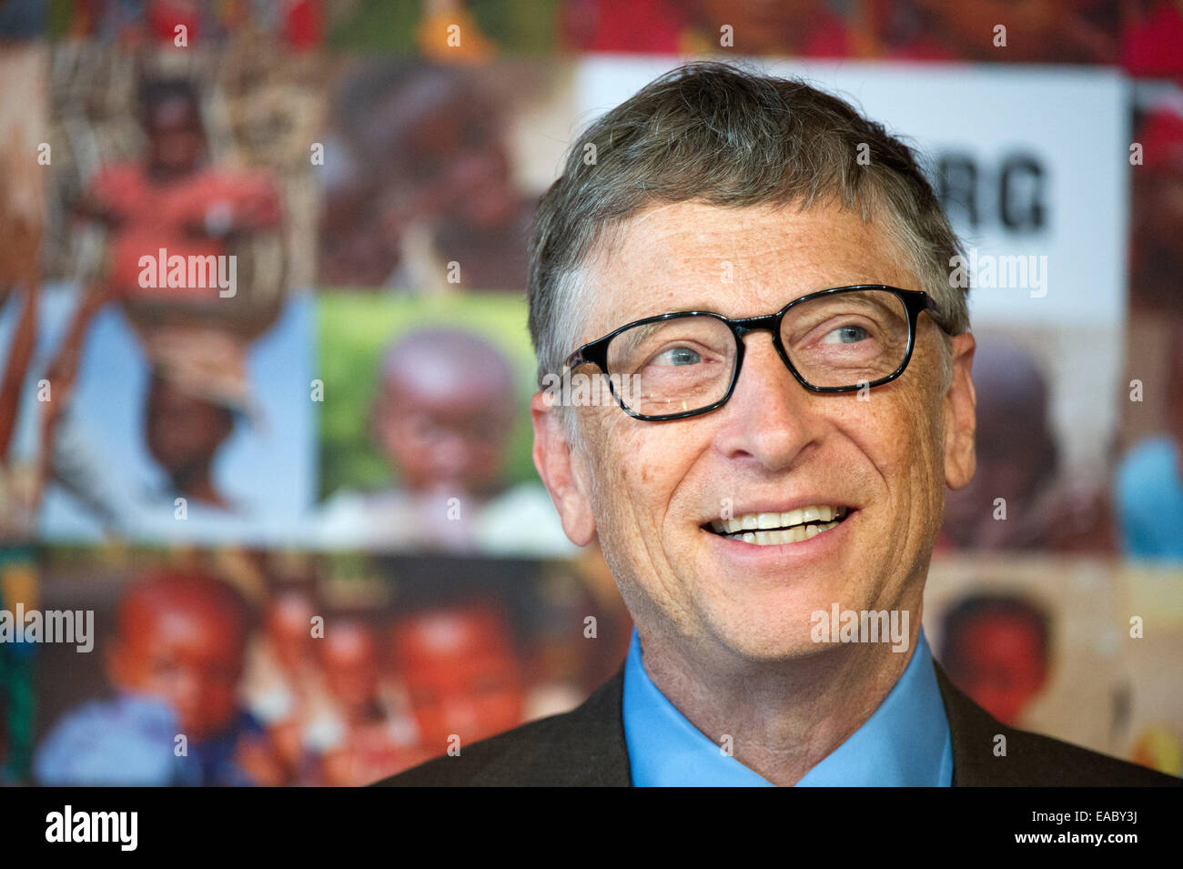 American entrepreneuer Bill Gates discusses current issues in global ...
