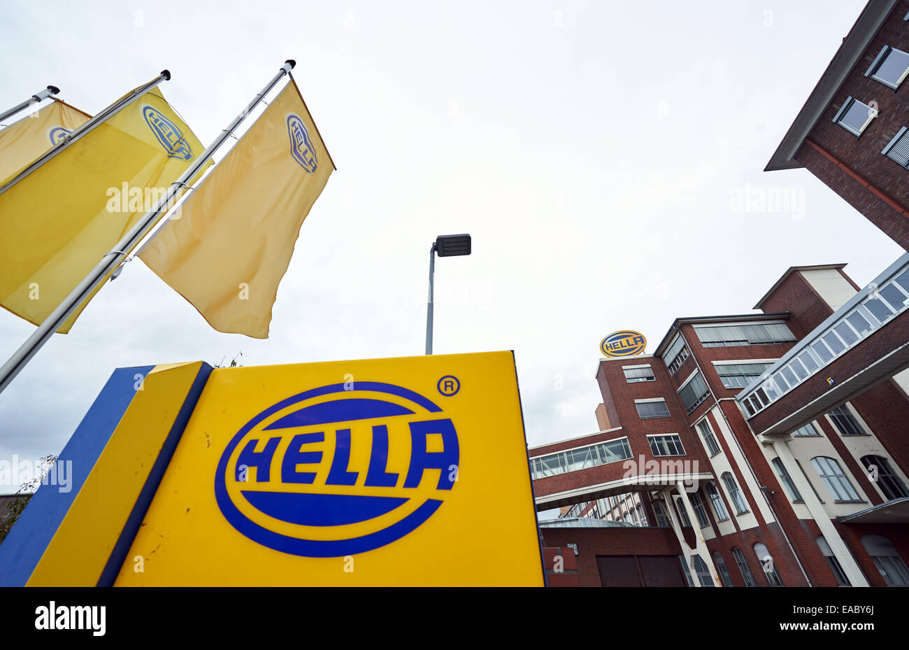 The factory for automotive supplier Hella in Lippstadt, Germany, 10 ...