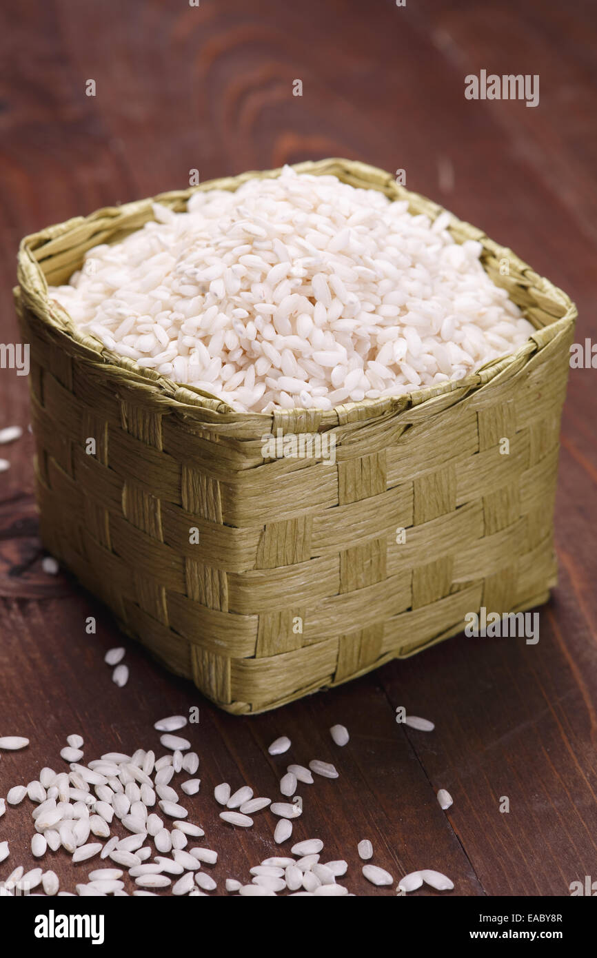 box with rice Stock Photo - Alamy