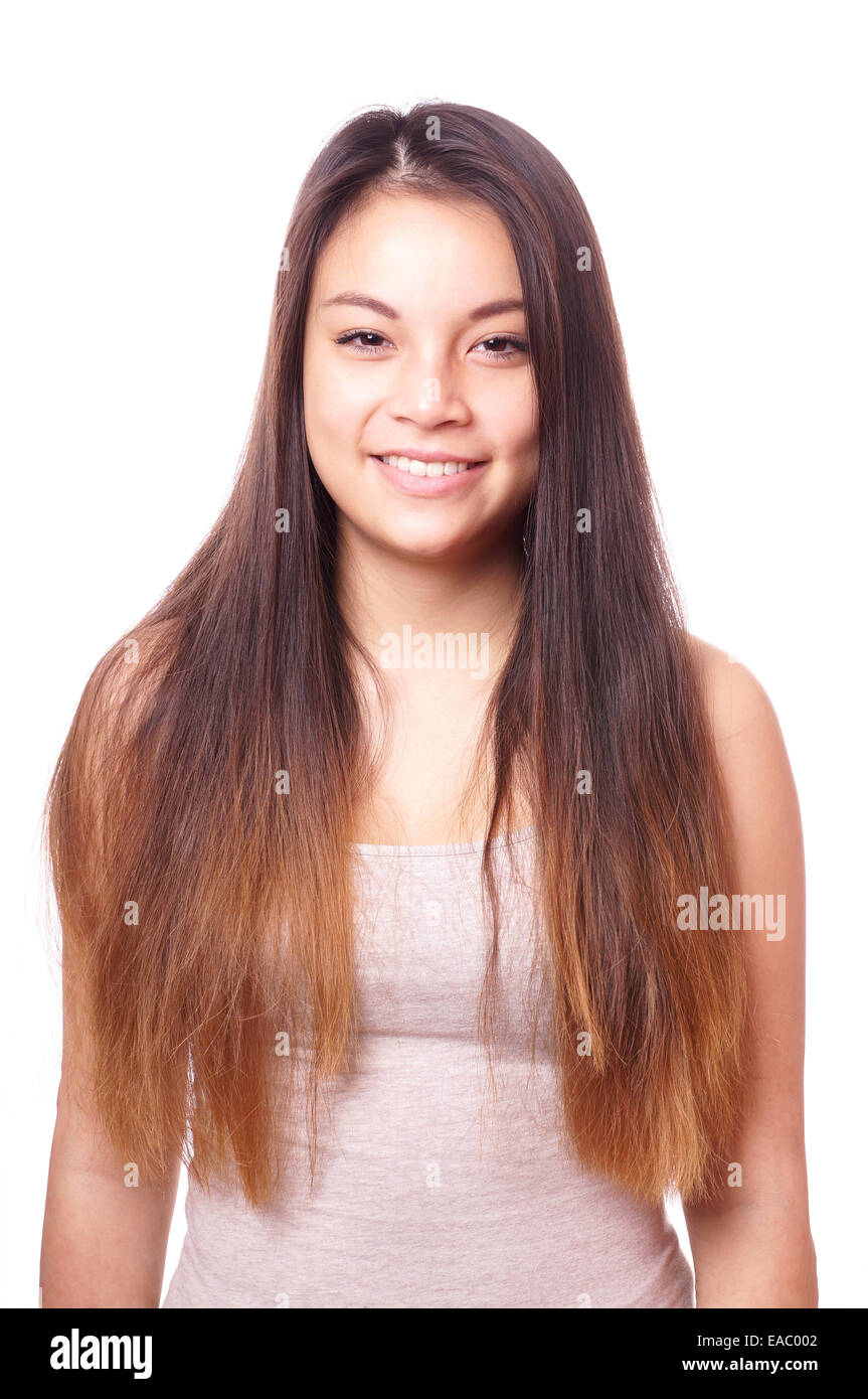 Smiling asian woman hi-res stock photography and images - Alamy